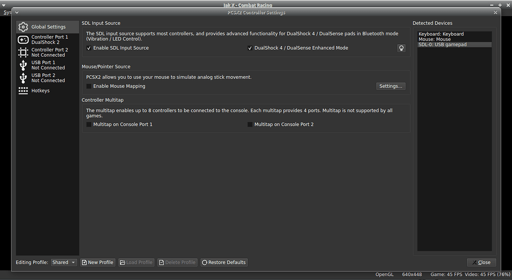 How can I make the newly released emulator recognize the gamepad via ...